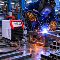 China DC Arc Welding Machine Dual Voltage 220V 380V MMA Stick Welder Industrial Inverter Welder with LED Display Generator Ready for sale