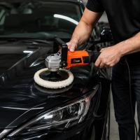 China 150mm Electric DIY Car Polisher Variable Speed Rotary Buffer Waxing Machine 1050W Dual Voltage for Auto Boat Marble Furniture for sale