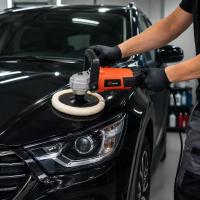 China 150mm Electric DIY Car Polisher Variable Speed Rotary Buffer Waxing Machine 1050W Dual Voltage for Auto Boat Marble Furniture for sale
