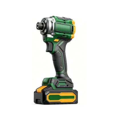 China 21V Cordless Impact Driver 200N.m Max Torque 2.0Ah Battery Brushless Electric Screwdriver for Car Repair & Construction for sale