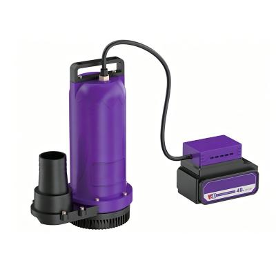 China 21V Cordless High Pressure Submersible Water Pump 60L/min 10-15m Head Portable Lithium OEM Garden Irrigation Drainage for sale