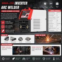 China Portable MMA-250 Welding Machine Inverter Welder Manual Metal Arc Stick Welder with Hot Start Anti Stick ARC Force 3.2mm for sale