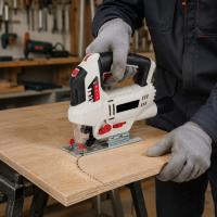 China WII-JS6502A Handheld Jigsaw Electric Cutting Saw with Wave Blade 750W Portable Power Tool for Curved & Straight Cuts 65mm Depth for sale