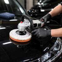 China Variable Speed Corded Car Polisher Electric Buffer Polisher Handheld DIY Wax Machine for Car Marble Metal-Professional 7 Inch for sale