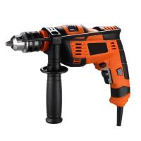 China 800W Heavy Duty Impact Hammer Drill Variable Speed 13mm Electric Corded Drill for Concrete Brick Wood Metal for sale