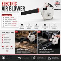 China 850W Professional Electric Air Blower Brushless Motor 4.5m/min Variable Speed Dust Cleaner Portable Corded Cleaning Power Tool for sale
