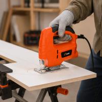 China Professional Electric Jigsaw 850W Variable Speed Wave Blade Cutting Machine for Wood PVC Plastic Aluminum Metal 55mm Max Depth for sale