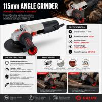 China 115mm Cordless Brushless Angle Grinder Battery-Powered Professional Grinder for Metal Cutting Grinding & Polishing for sale