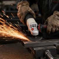 China 115mm Cordless Brushless Angle Grinder Battery-Powered Professional Grinder for Metal Cutting Grinding & Polishing for sale