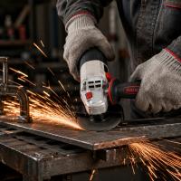 China 115mm Cordless Brushless Angle Grinder Battery-Powered Professional Grinder for Metal Cutting Grinding & Polishing for sale