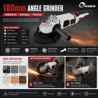 China Professional Brushless Heavy-Duty Corded Angle Grinder Electric Cutter & Grinder for Metal Stone & Concrete for sale