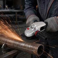 China 230mm Brushless Electric Professional Angle Grinder Handheld Corded Grinder for Metal Fabrication & Rust Removal for sale