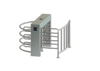 China 304 Stainless Steel Half Height Turnstile Gate with IP55 Rating and 30 Persons/Min Capacity for sale