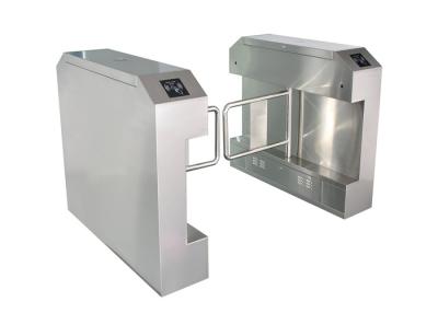 China Stainless Steel Swing Barrier Gate with Bi-directional Opening for High Traffic Areas up to 25 Person Per Minute for sale