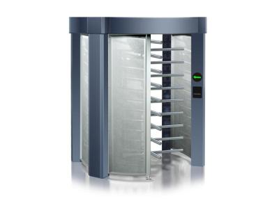 China 304 Stainless Steel Full Height Turnstile with Card Reader Plate and 5 Million Times Product Life for sale