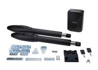 China Black Color Swing Gate Opener DC 300KG Telescopic Motor Magnetic Limit Switch for sale
