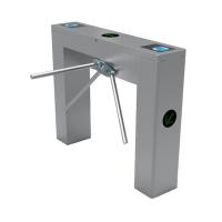 China 304 Stainless Steel Tripod Turnstile Gate with RFID Control System and 510mm Arm Length for Secure Pedestrian Access for sale