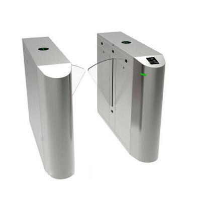 China OEM/ODM Intelligent Fast Speed 1s Flap Opening/Closing Time Access Control Turnstile with IR Sensors and 304 or 316 Stainless Steel for sale