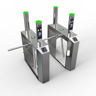 China Automatic Tripod Turnstile Gate Access Control Communication Interface Stainless Steel for sale