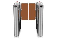 China IP32 Pedestrian Swing Barrier Gate with 24VDC Brush Motor and Electro Mechanical Design for sale