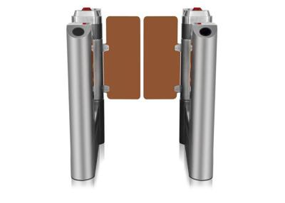 China IP32 Pedestrian Swing Barrier Gate with 24VDC Brush Motor and Electro Mechanical Design for sale