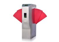 China 3s Reset Flap Barrier Gate DC24V IP44 Turnstile With Telescopic Wings for sale