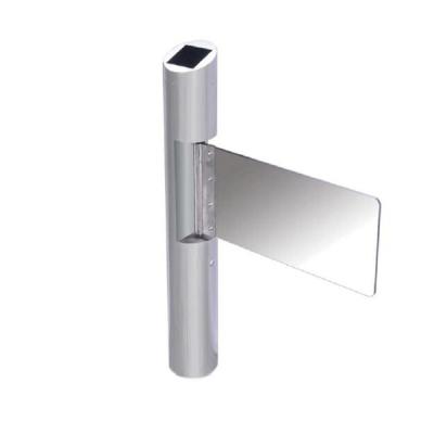 China Auto Motorized Swing Barrier Gate with 3A Stainless Steel IR Sensor and 25-30 Person Per Minute Flow Rate for sale