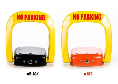 China Anti-rust steel D size battery powered Car Parking Lock with 400mm rising height for secure parking space management for sale
