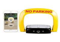 China Bluetooth Controlled Waterproof Car Parking Lock with 50m Remote Distance Parking Space Blocker for sale