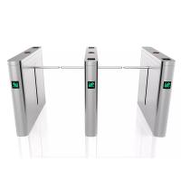 China Infrared Sensor 304 Stainless Steel Motor Drive Drop Arm Turnstile for Security Protection and People Flow Management for sale