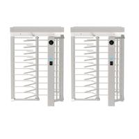 China 90 / 120 Degree Rotation Full Height Turnstile Gate Semi Automatic 650mm Passage Width for sale