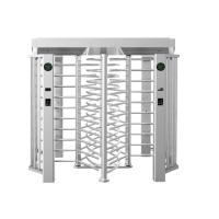 China Stainless Steel Dual Lane Full High Turnstile Semi Auto Security Access Control for sale