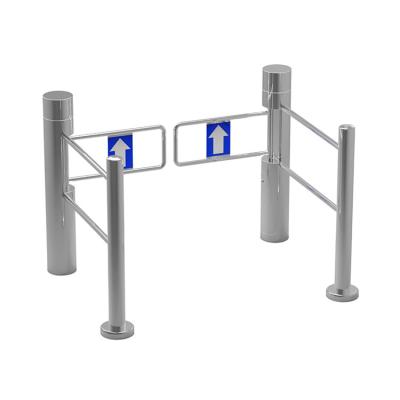 China Safe Pedestrian Swing Barrier Gates Whisper Quiet Low Power Consumption for sale