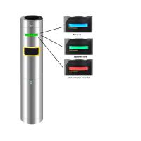 China 219mm Diameter Access Control Turnstiles Three Color LED Lamp Indicator Card Collector for sale