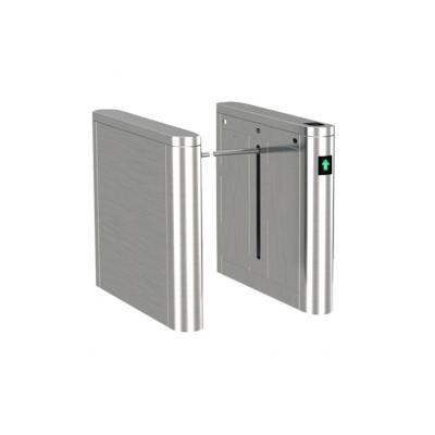 China Smart PLC Control 304 Stainless Steel Access Control Turnstile Gate Drop Arm Turnstile for sale