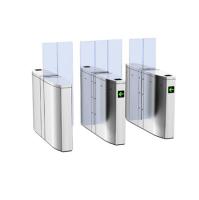 China Full Height Acrylic Automatic Sliding Gate Turnstile 24V BLDC Motor IP54 for sale