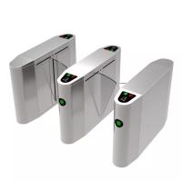 China BLDC Motor Flap Barrier Gate Access Control Complete Security Public Passage for sale