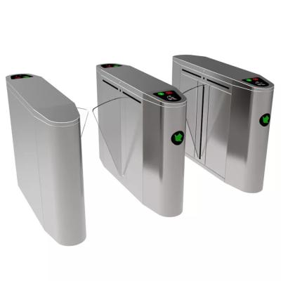 China 0.2 Second Flap Barrier Turnstile Pedestrian Bi Directional Entry And Exit for sale