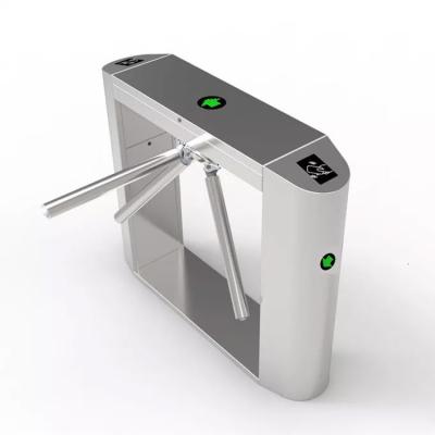 China Security Tripod Turnstile Gate Supermarket Access Control Manual Semi Automatic for sale