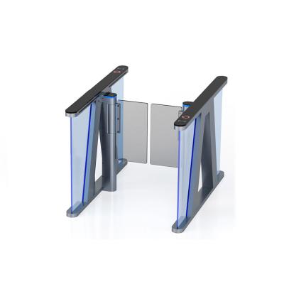 China Fast Speed Swing Barrier Turnstile Anti Tailgating 1024 Pulses Encoder 40W Servo Motor for sale