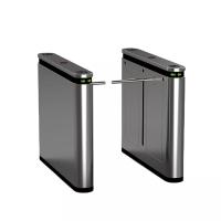 China SS304 Drop Arm Barrier ESD Entrance Access Control System One Arm Optical Turnstile for sale