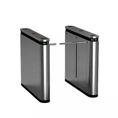 China SS304 Drop Arm Barrier ESD Entrance Access Control System One Arm Optical Turnstile for sale