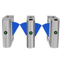 China Indoor / Outdoor Automatic Flap Barrier Gate Robust Brushed Stainless Steel for sale