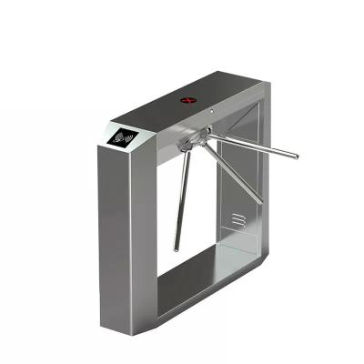 China 304 Stainless Steel IP54 Electronic Turnstile Gates with 30-35 Persons/Minute Waist Height Tripod Turnstile Gate for sale