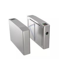 China Security BLDC Motor Flap Barrier Gate Turnstile RS485 Interface With RGB Light for sale
