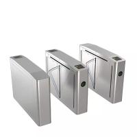 China ISO Flap Barrier Gate Fingerprint Face Recognition RFID Reader Card Access Control Turnstile for sale