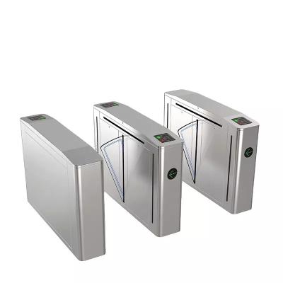 China ISO Flap Barrier Gate Fingerprint Face Recognition RFID Reader Card Access Control Turnstile for sale