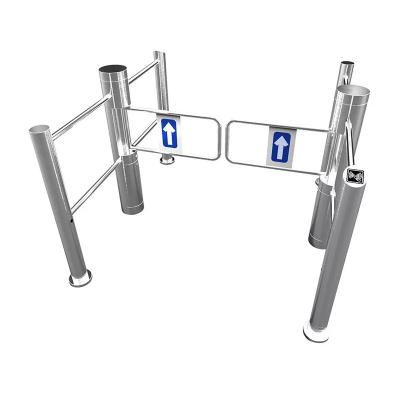 China Supermarket Swing Barrier Gate SUS 304 Stainless Steel Cylinder Tube for sale