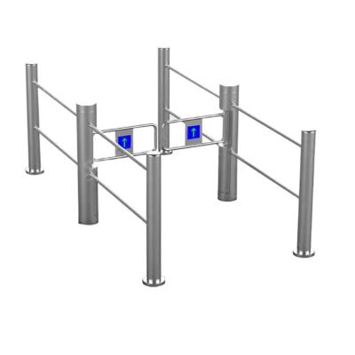 China SS304 DC 24V Supermarket Swing Gate High Security Safety With Infrared Sensor for sale