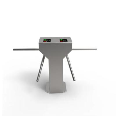 China Double Tripod Turnstile Gate Dual Lane Stainless Steel Mechanical Access Control for sale
